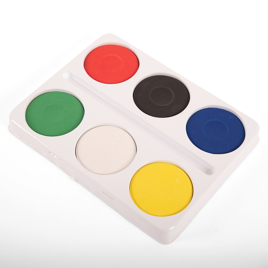 6 Well Senior Block Palette with Paint | Learning Space Solutions