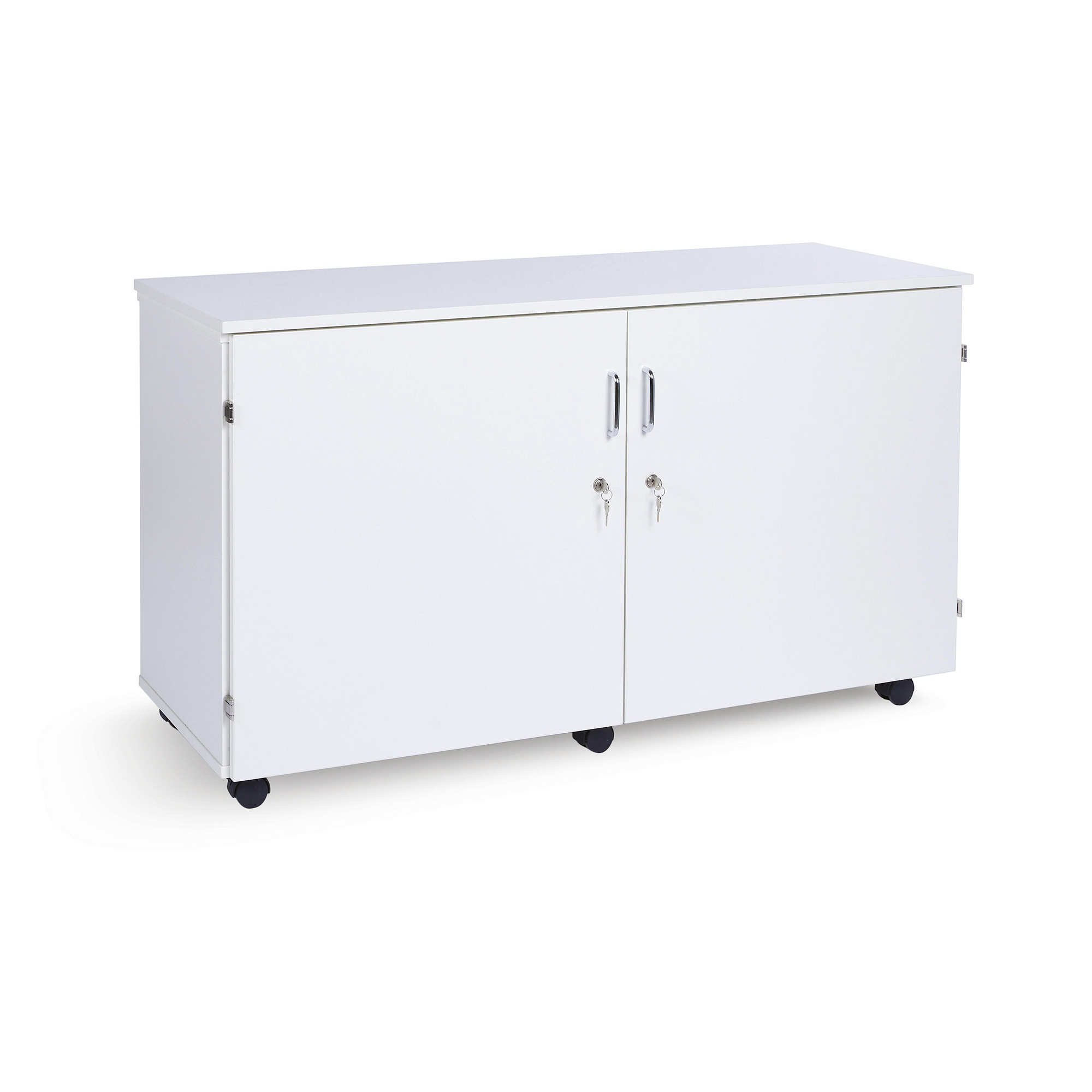8 Jumbo Wht With Doors Blue Trays | Eduspace Supplies