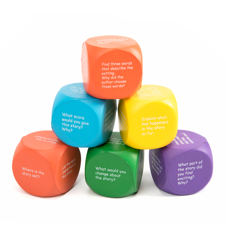 Bloom’s Taxonomy Reading Comprehension Dice | Eduspace Supplies