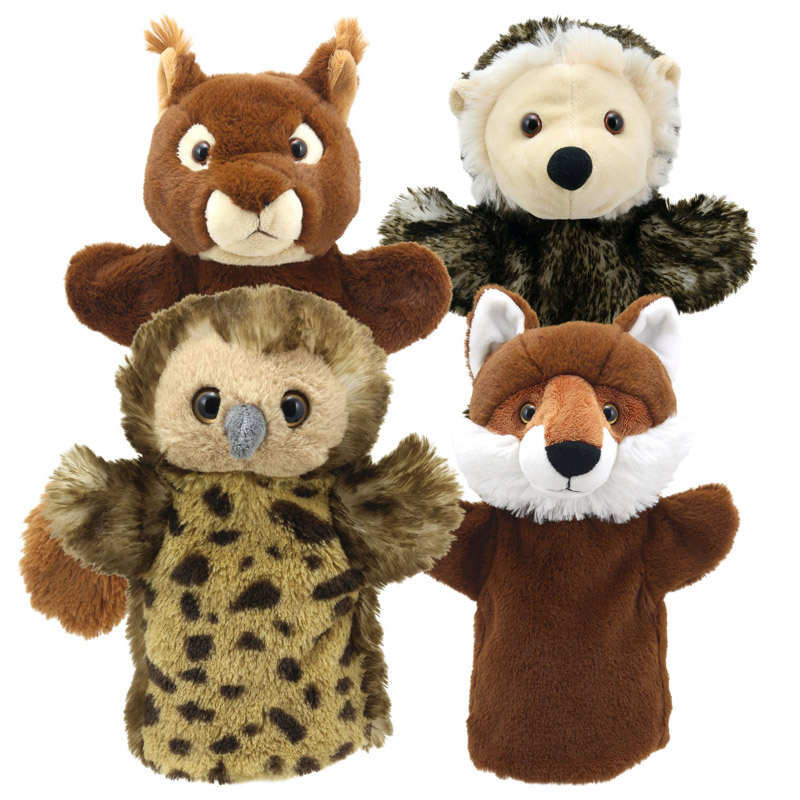 British Wildlife Puppets (4Pk) | Eduspace Supplies