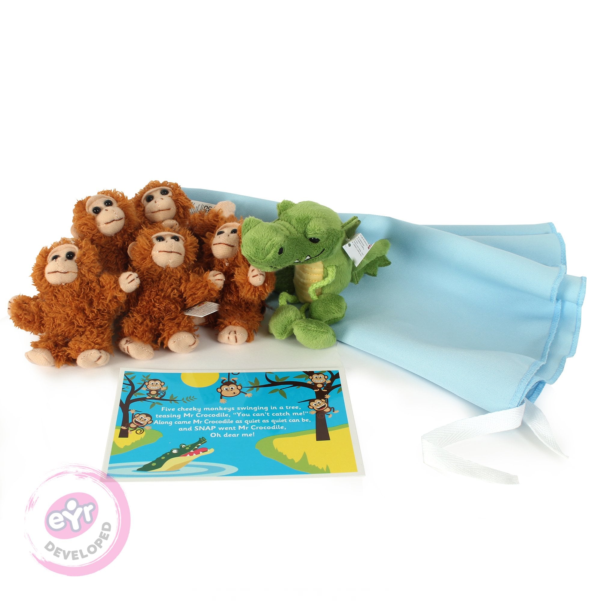 Five Cheeky Monkeys Number Rhyming Set | Eduspace Supplies