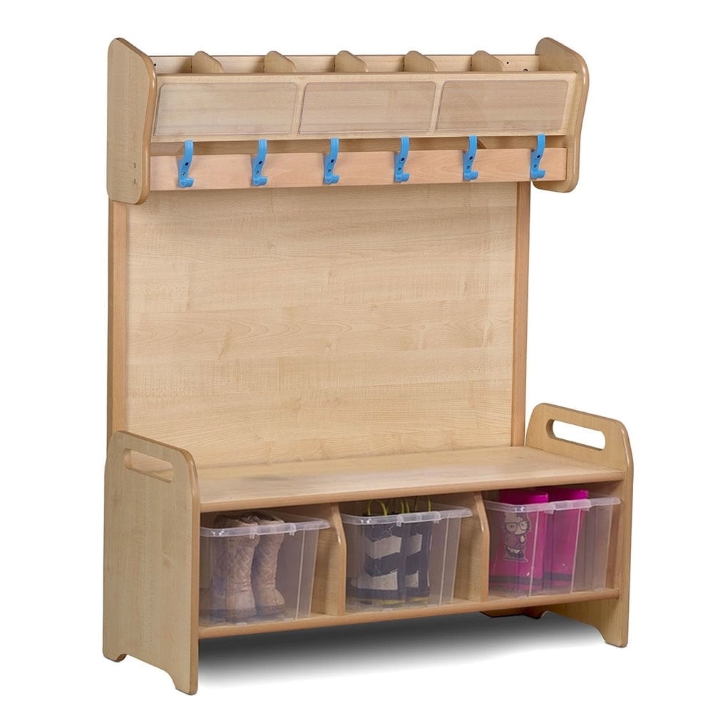 Freestanding Cloakroom Unit With Tubs | Eduspace Supplies