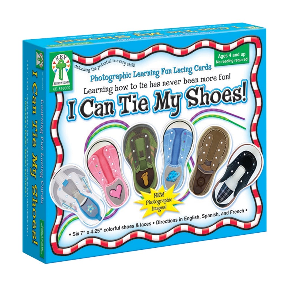 I Can Tie My Shoes Lacing Cards | Eduspace Supplies