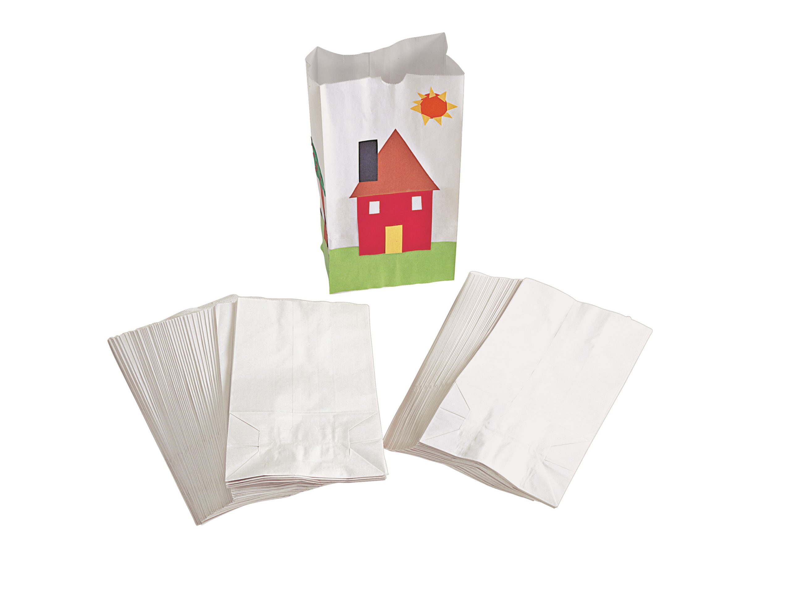 White Paper Craft Bags | Eduspace Supplies