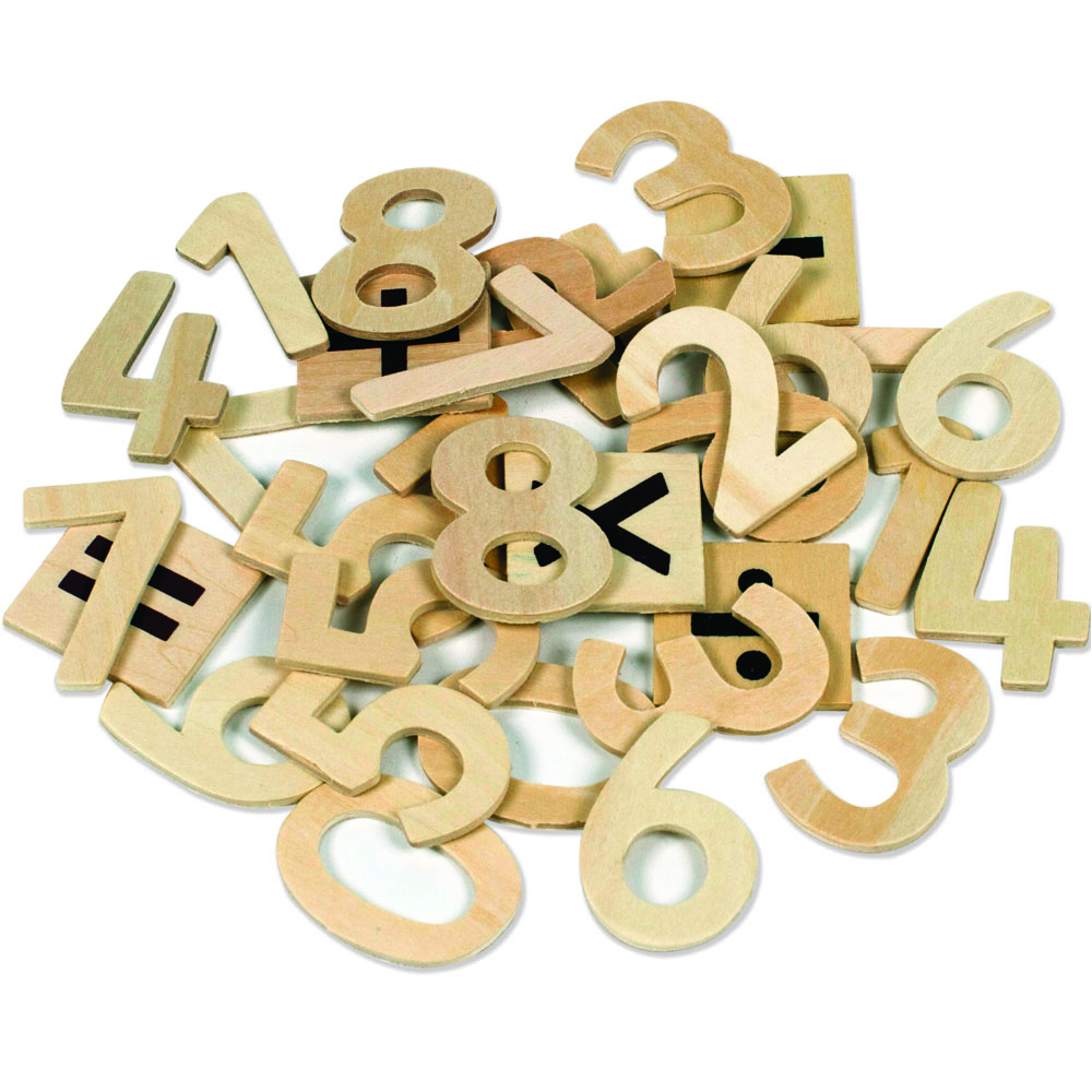 Wooden Numbers & Symbols | Eduspace Supplies