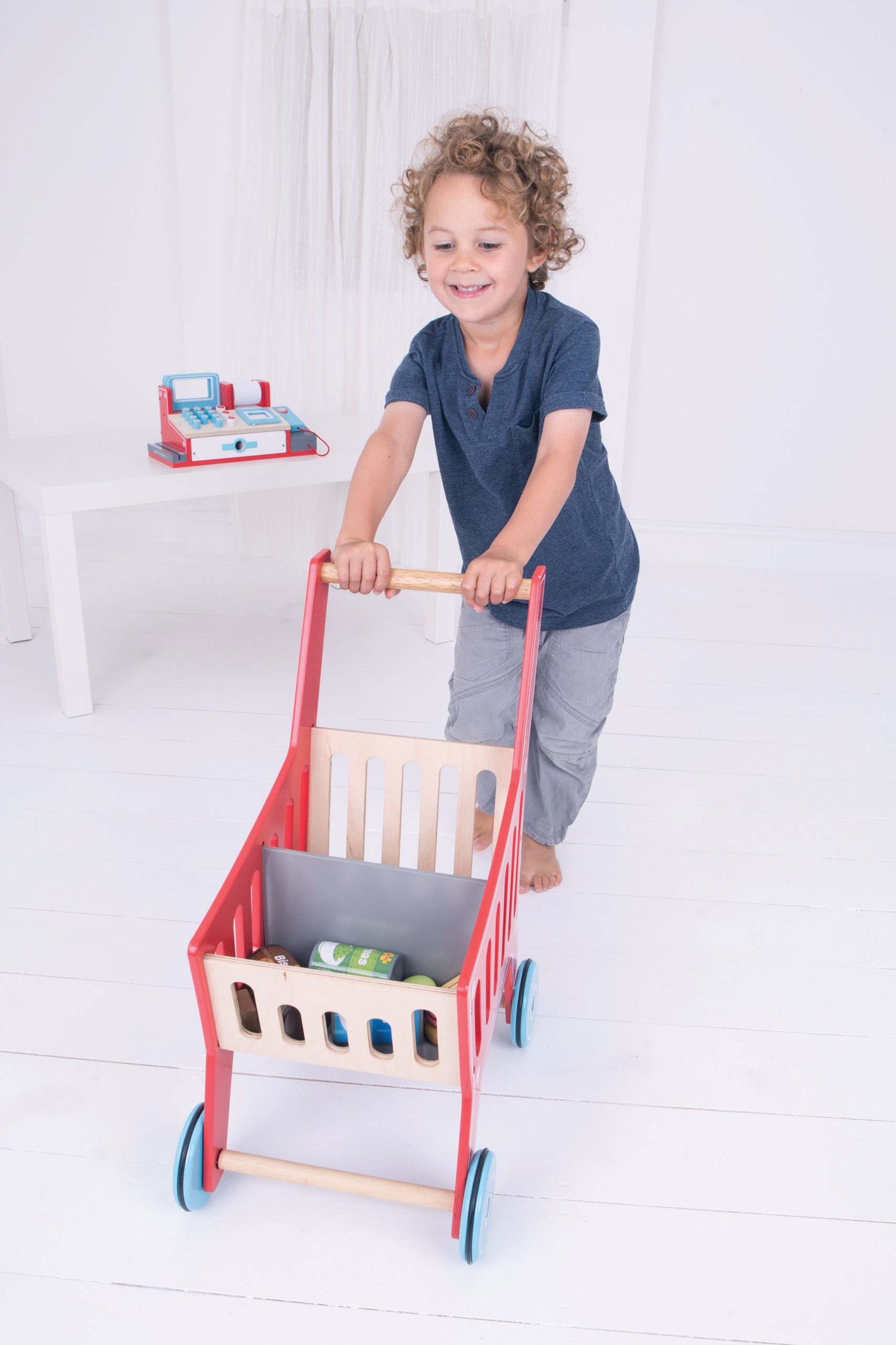 Wooden Shopping Trolley | Eduspace Supplies
