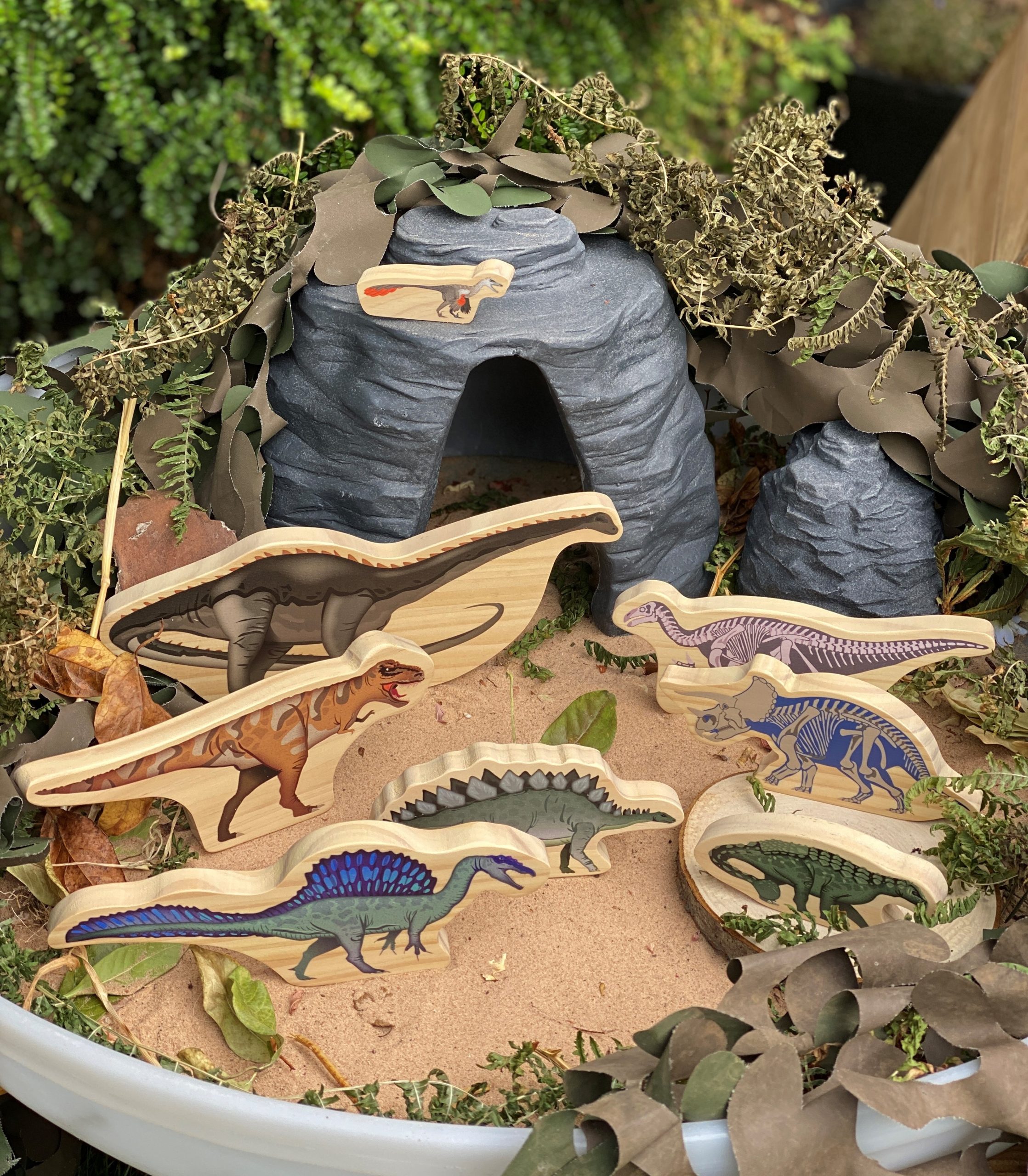Wooden Dinosaur Set | Learning Space Solutions