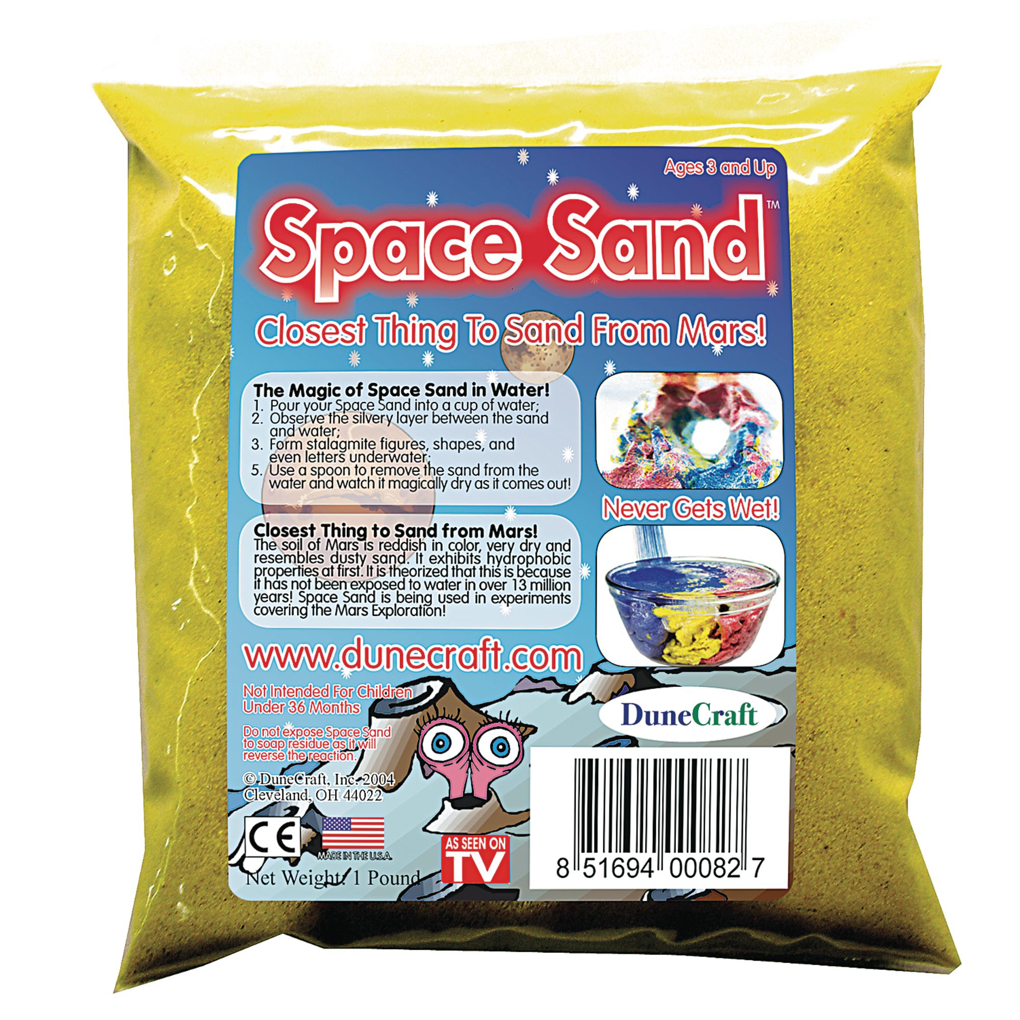 Yellow Space Sand 1lb | Eduspace Supplies