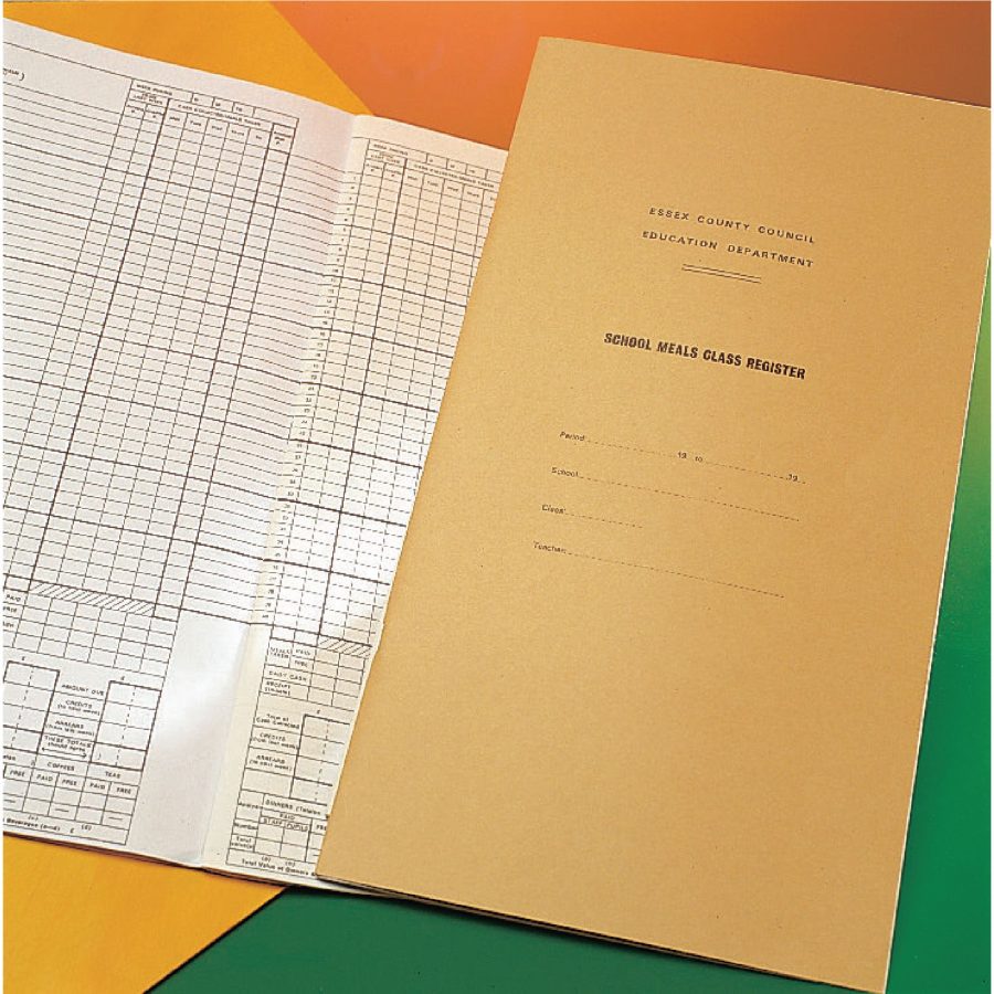School Meal Class Register | Eduspace Supplies
