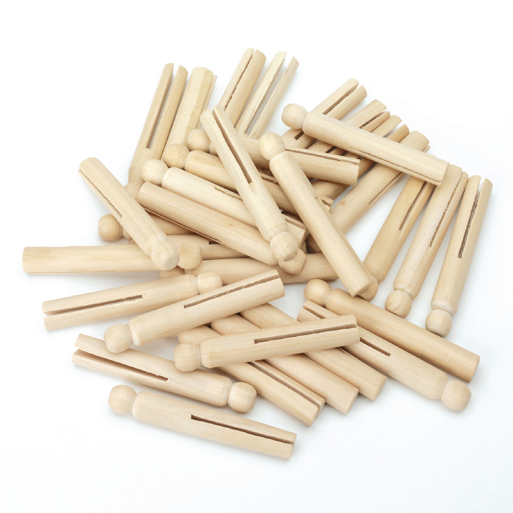Plain Craft Pegs X 24 Pack | Eduspace Supplies