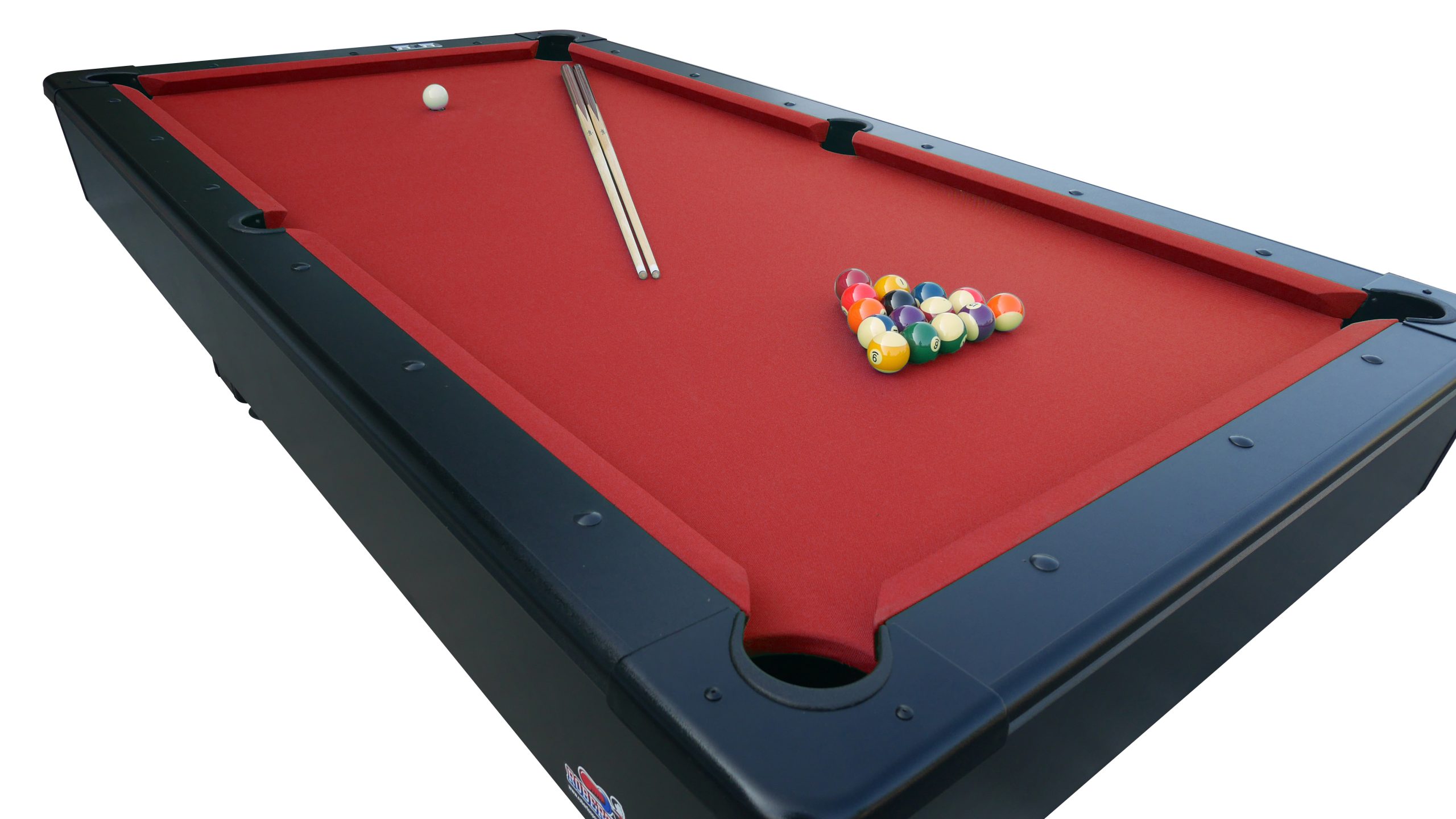 Roberto First Pool 8ft Pool Table – Red | Learning Space Solutions