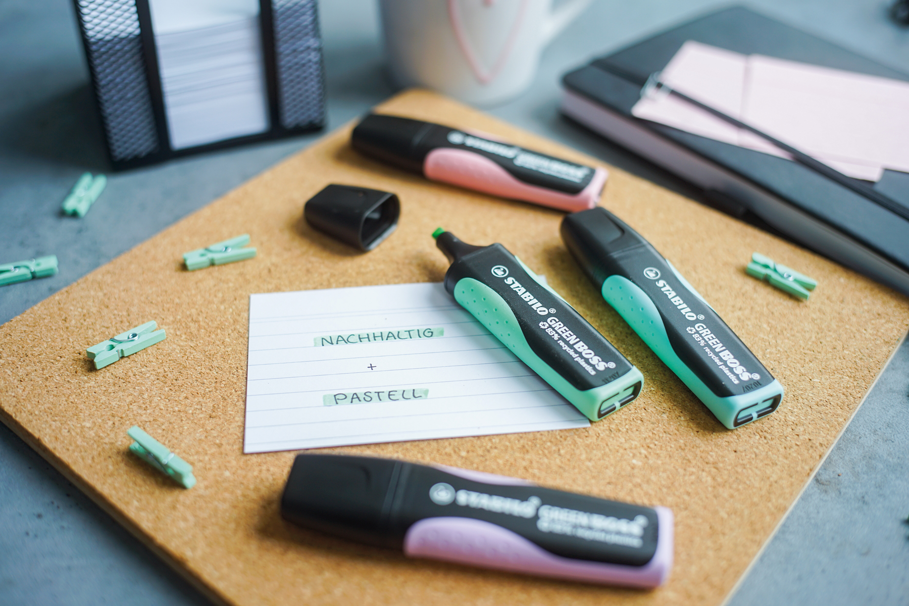 STABILO GREEN BOSS Pastel Wallet – Pack | Eduspace Supplies