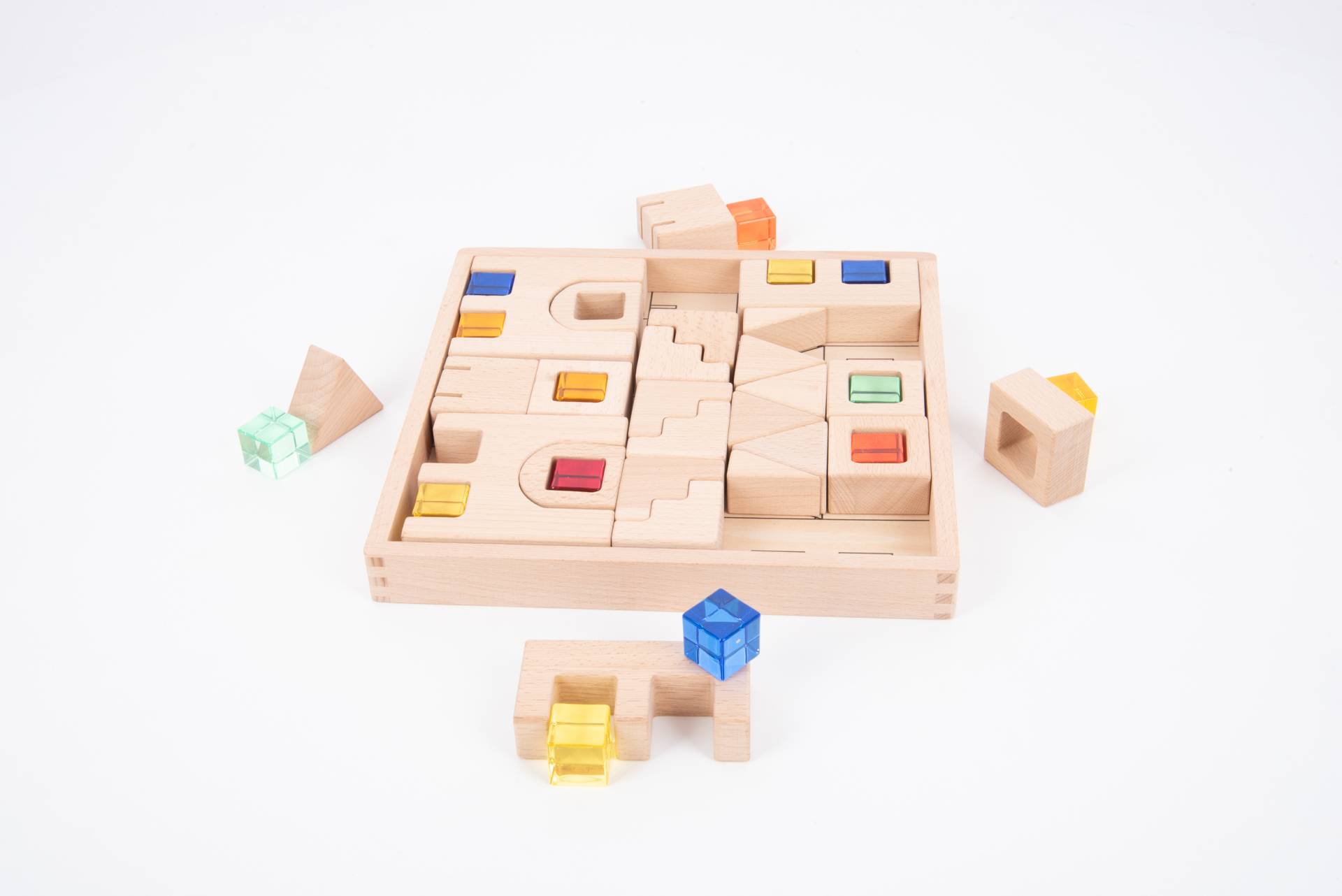 TickiT Wooden Building Gem Blocks | Eduspace Supplies