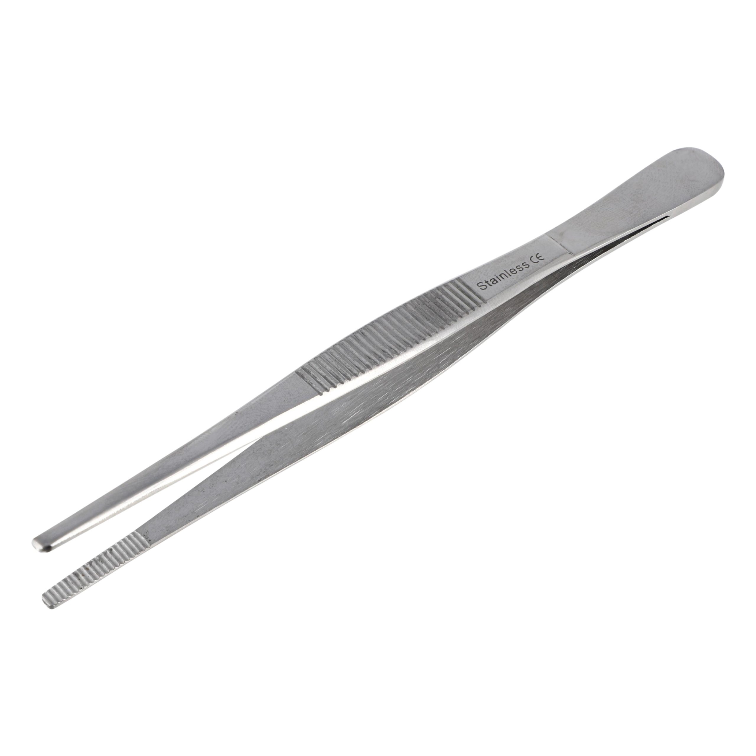 Forceps Blunt Ends Stainless Steel 130mm | Eduspace Supplies