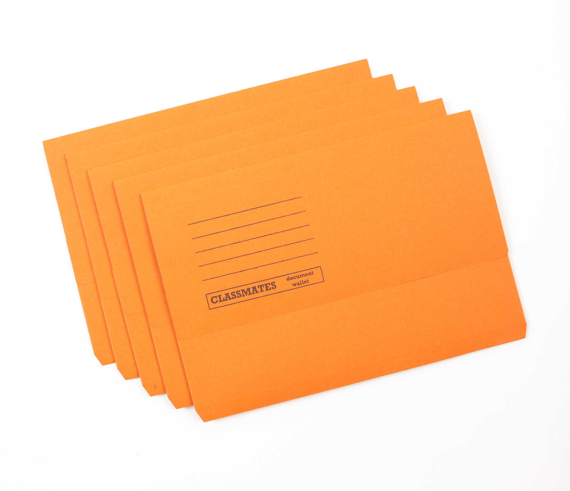 Classmates Document Wallets Orange | Learning Space Solutions
