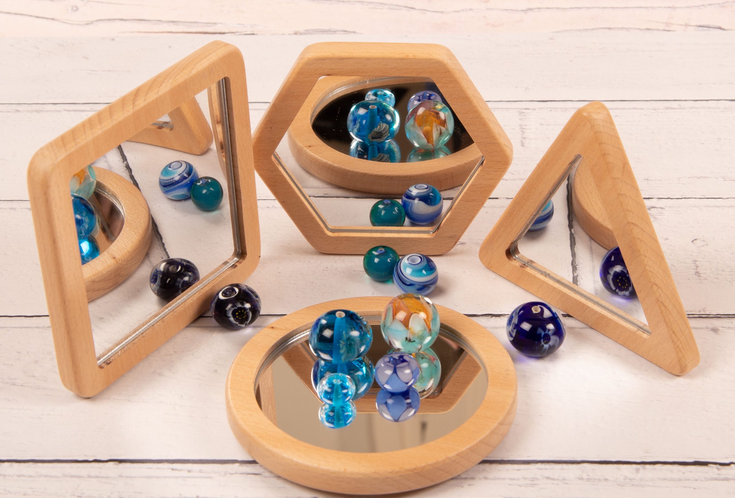 Little Looking Mirror Shapes – Set of 4 | Eduspace Supplies