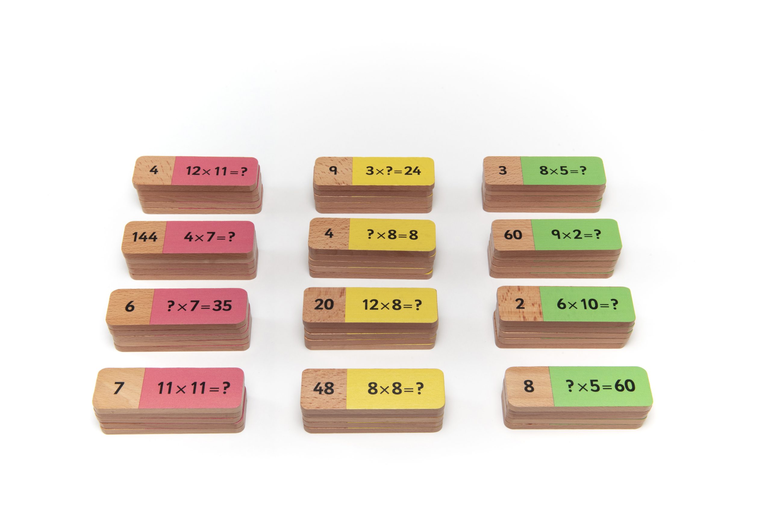 Wooden Multiplication Dominoes | Eduspace Supplies