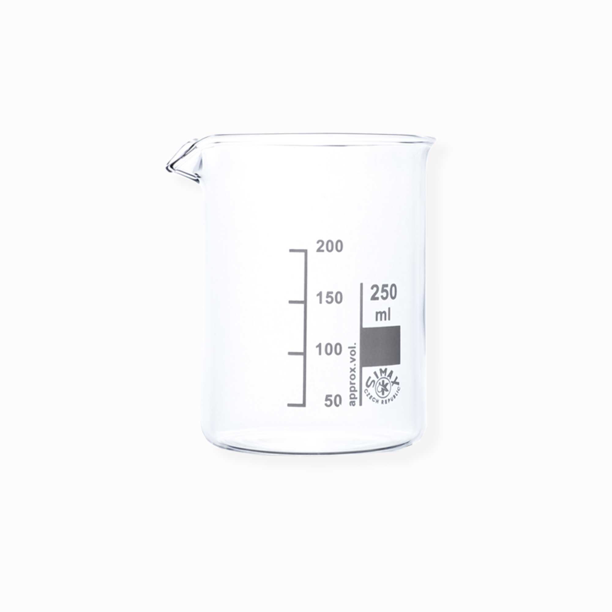 Simax Glass Beaker Squat Form 250ml P10 | Eduspace Supplies