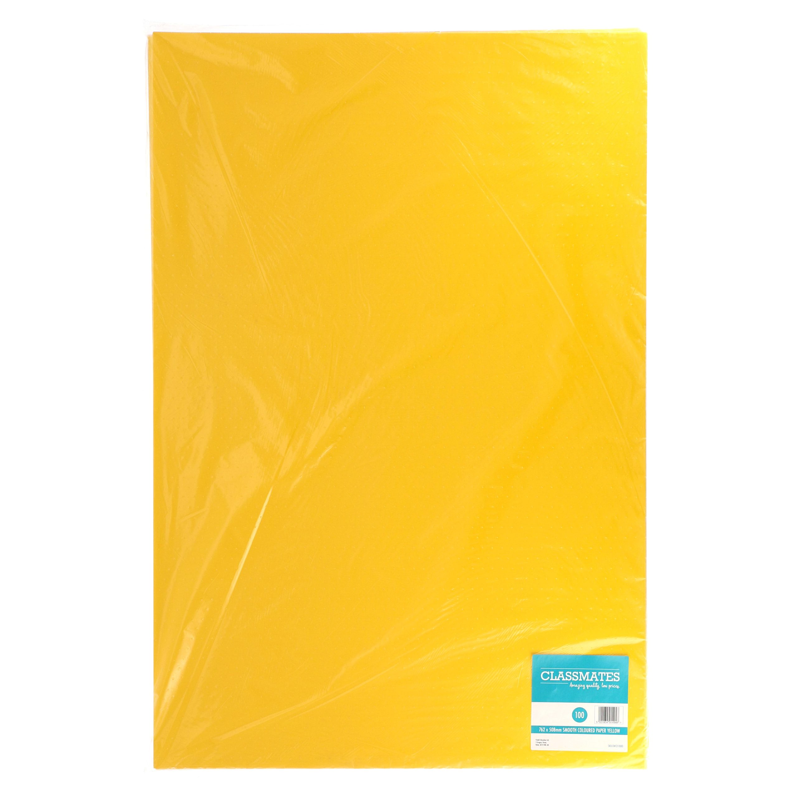 Smooth Coloured Paper Yellow P100 | Eduspace Supplies