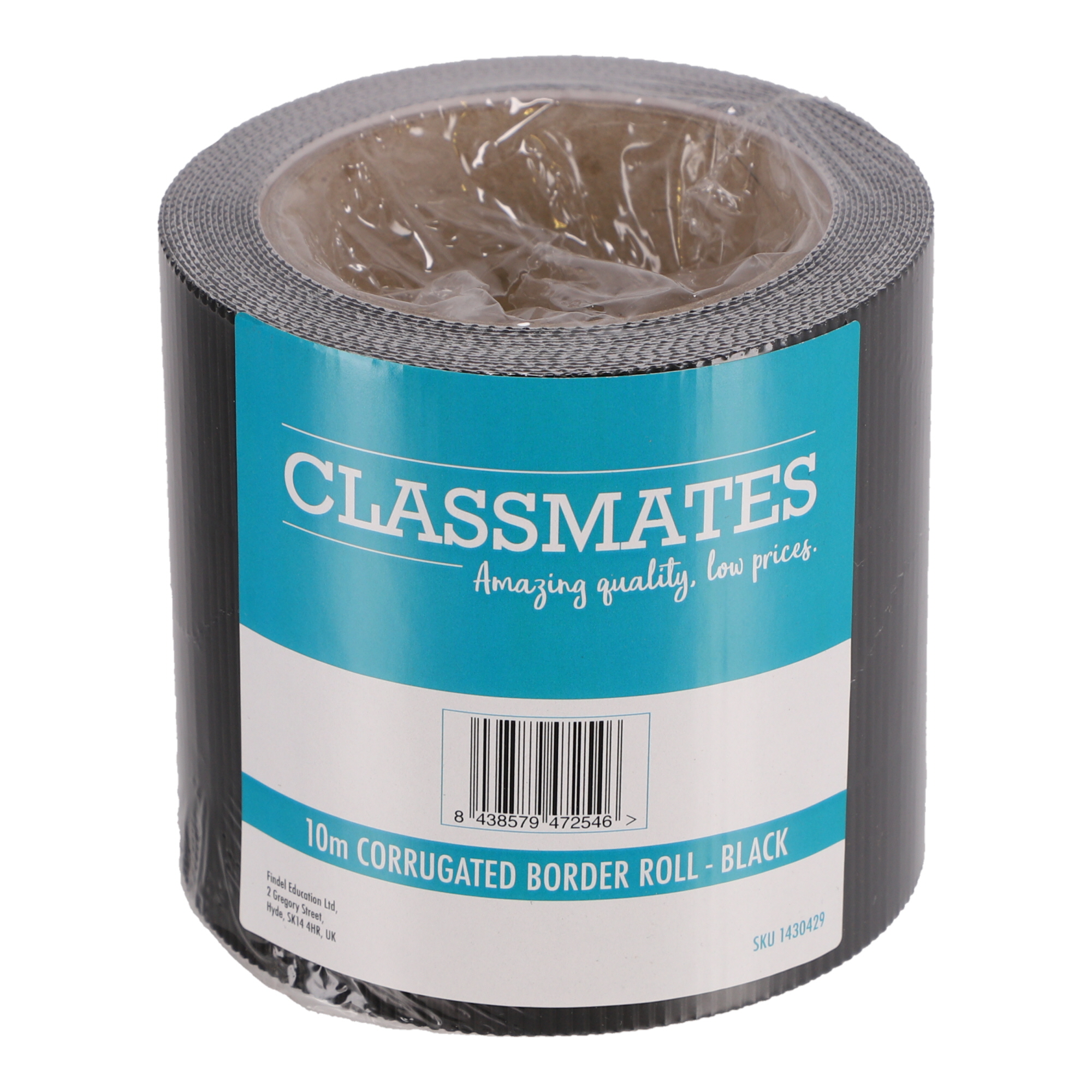 CM Corrugated Border Roll – Black | Eduspace Supplies