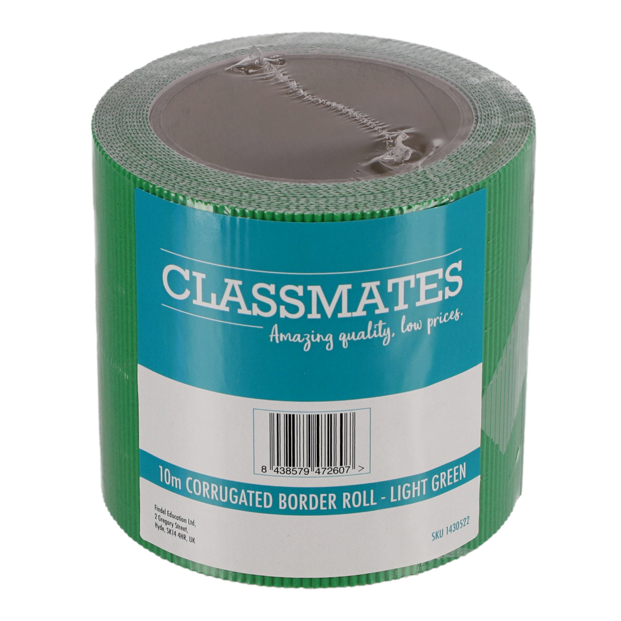 CM Corrugated Border Roll – Light Green | Eduspace Supplies