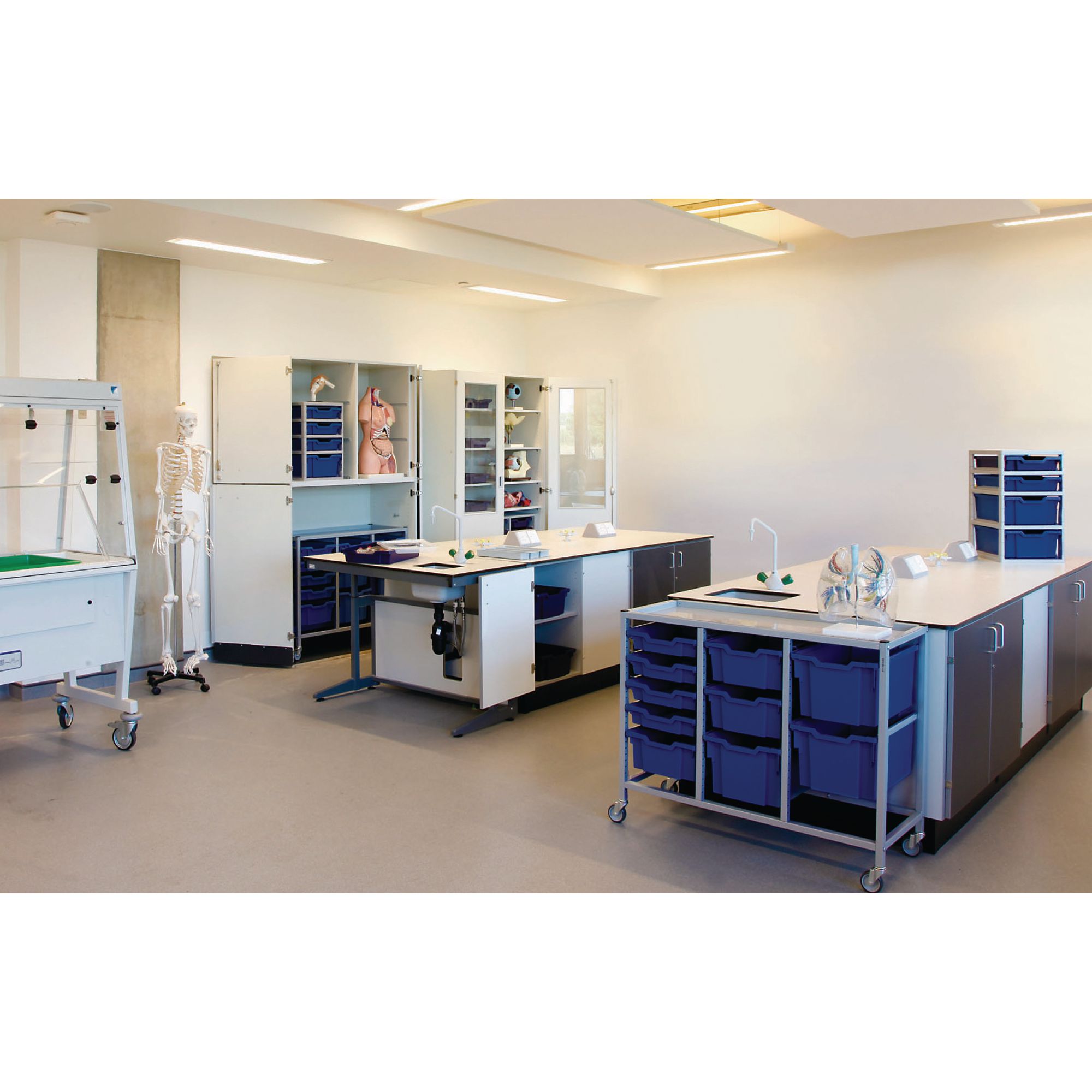 Gratnells Single Column Trolley H850mm | Eduspace Supplies