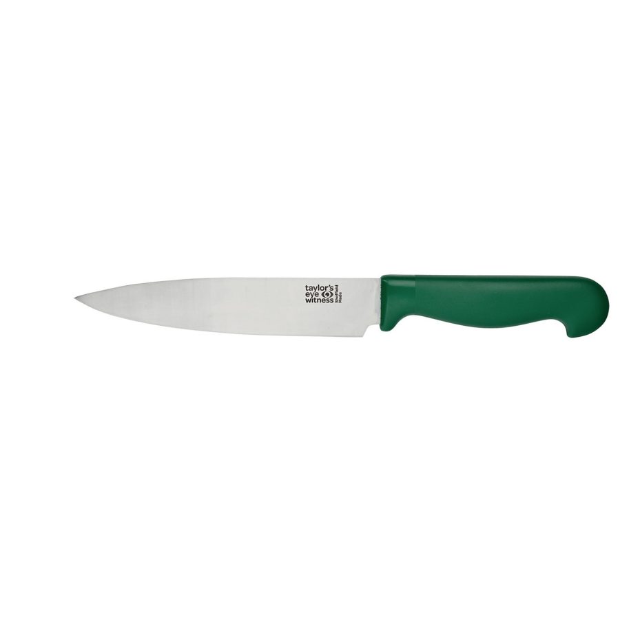 Cooks Knife 152mm Green Handle | Eduspace Supplies