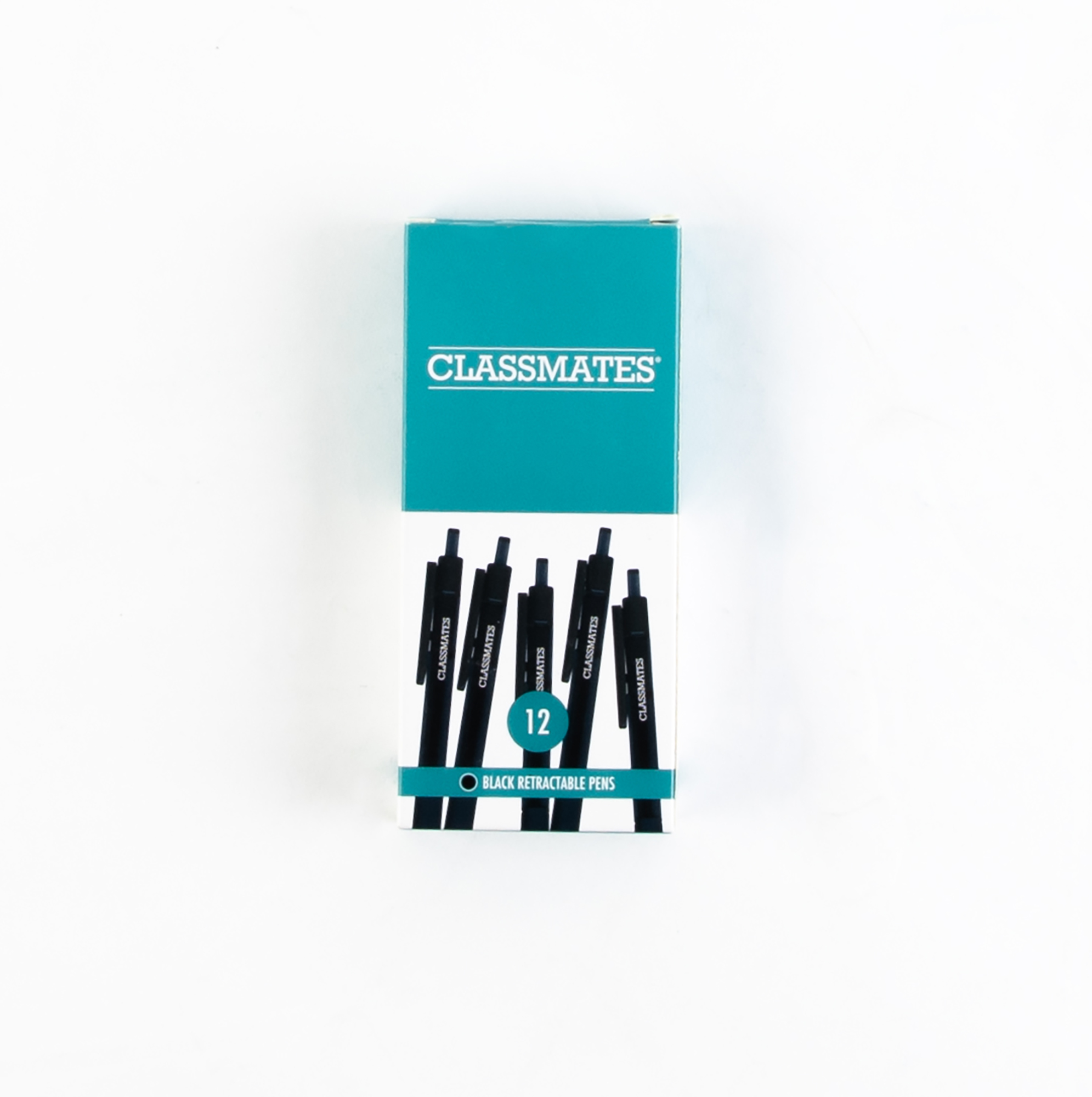 Classmates Retractable Pen Pk 12 Black | Eduspace Supplies