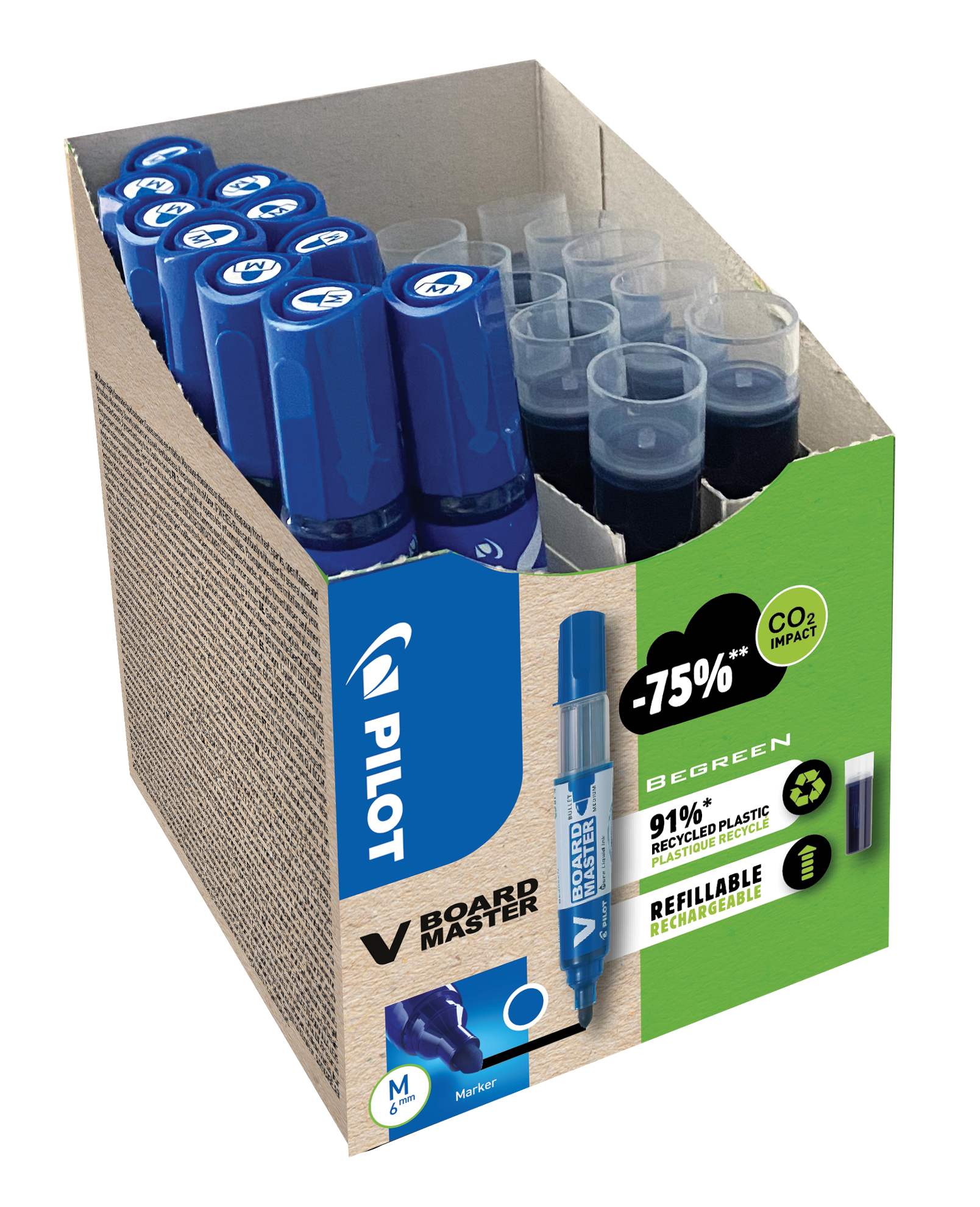 V-Board Master Bul Tip Bonus Pack – Blu | Eduspace Supplies
