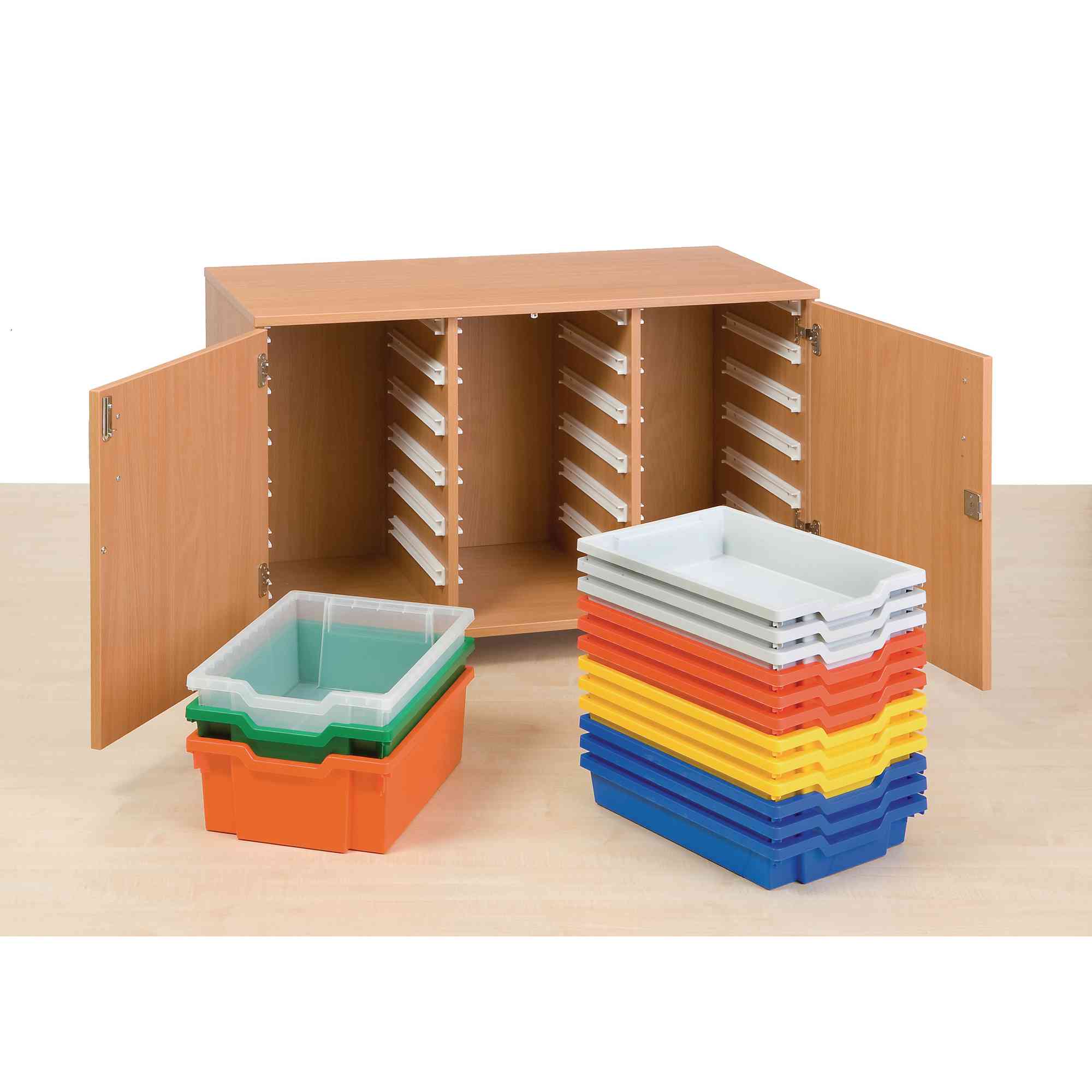 3 Bay Unit Lock Carcass Only | Eduspace Supplies