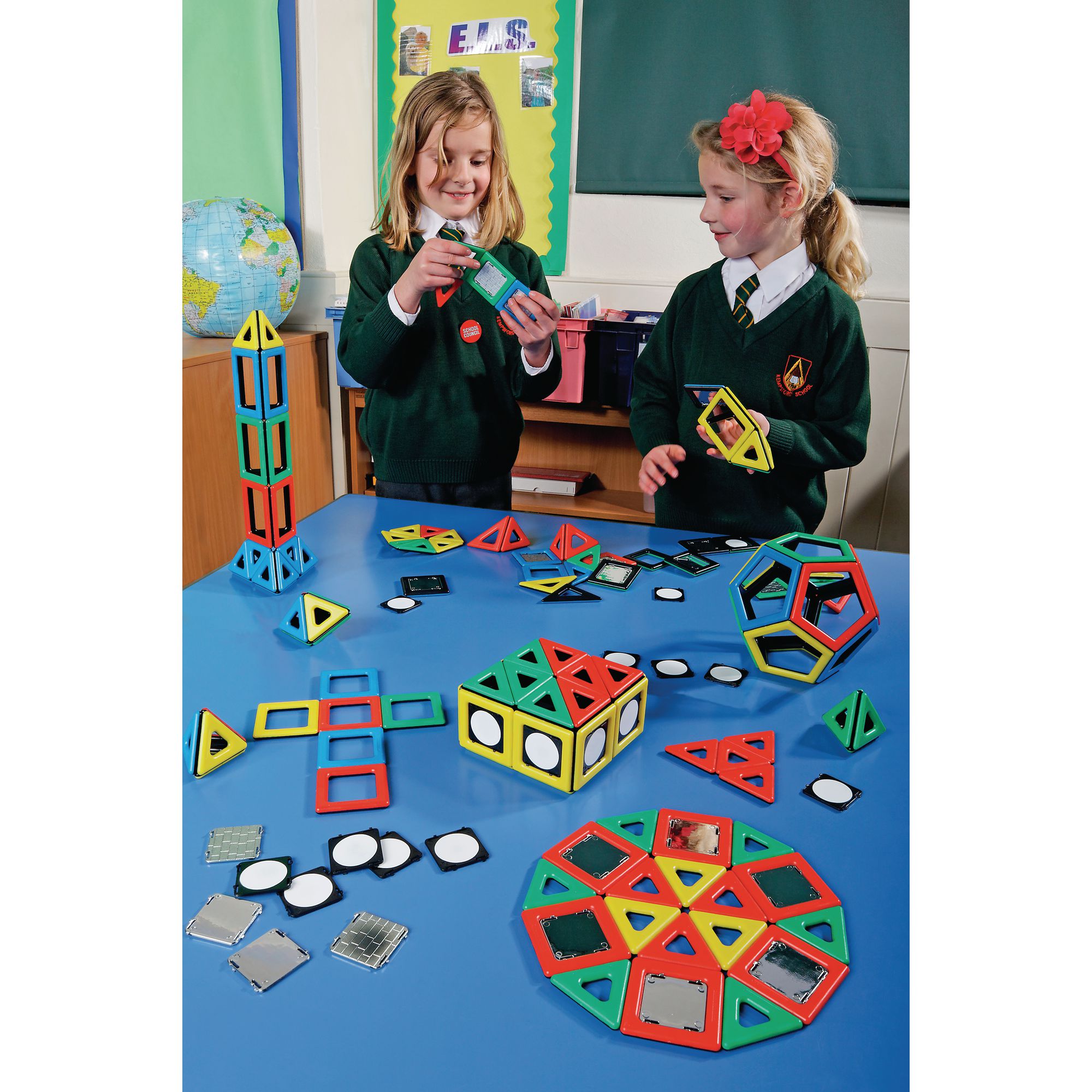 Magnetic Polydron Super Class Set | Eduspace Supplies