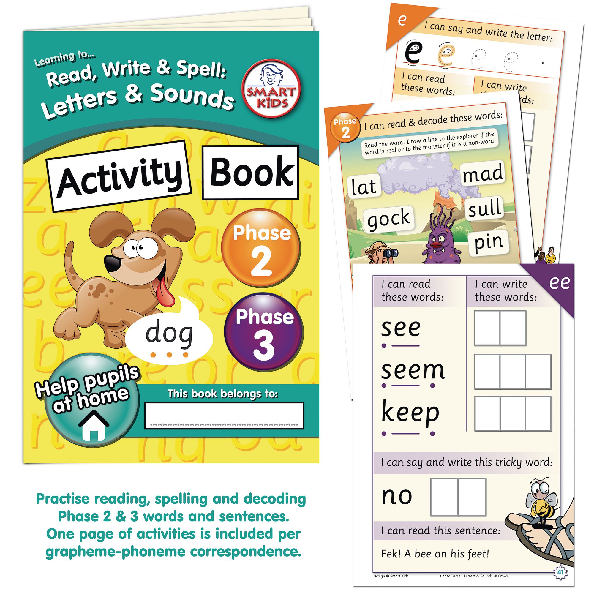 Phase 2 and 3 Activity Book | Eduspace Supplies