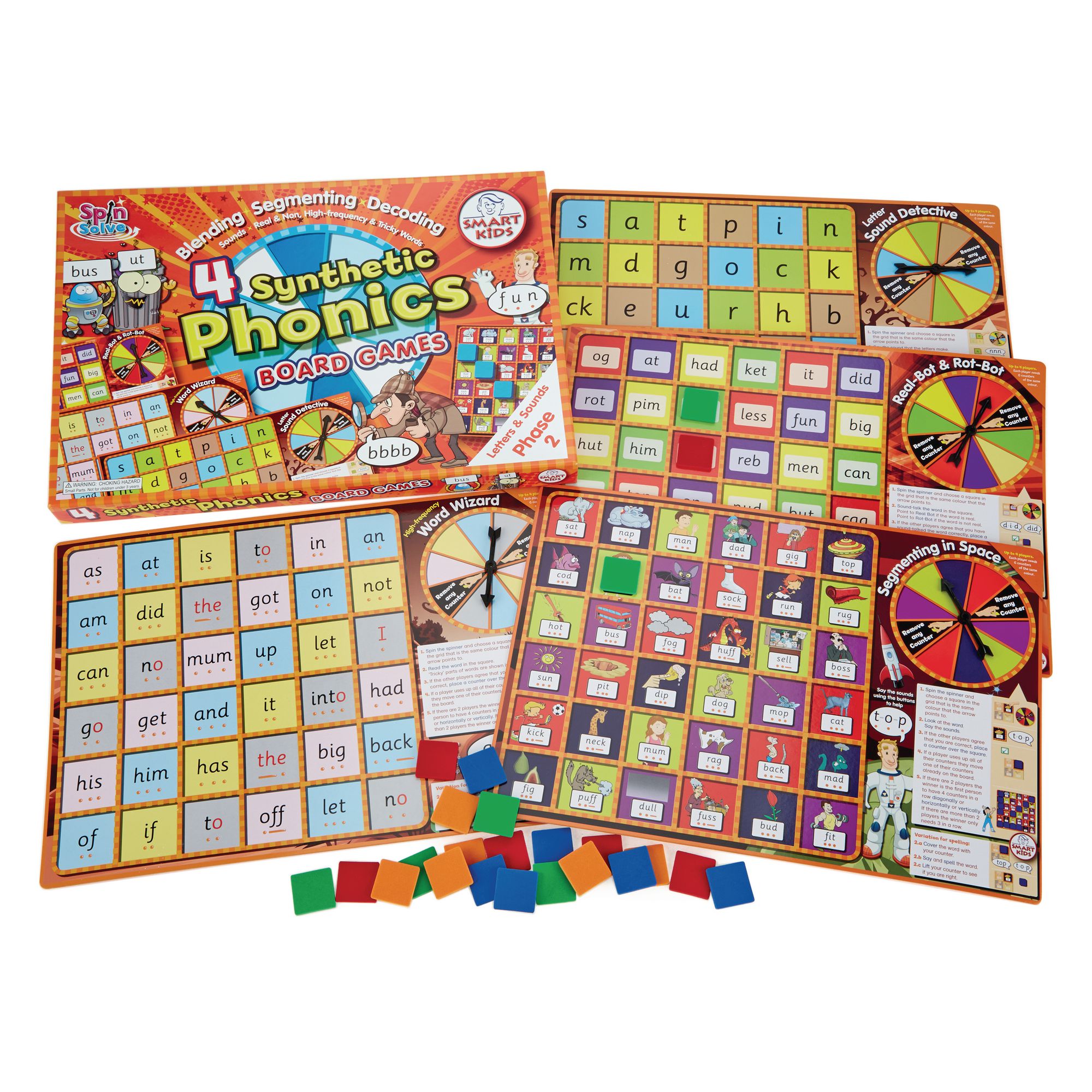 Phase 2 Phonics Board Games | Eduspace Supplies