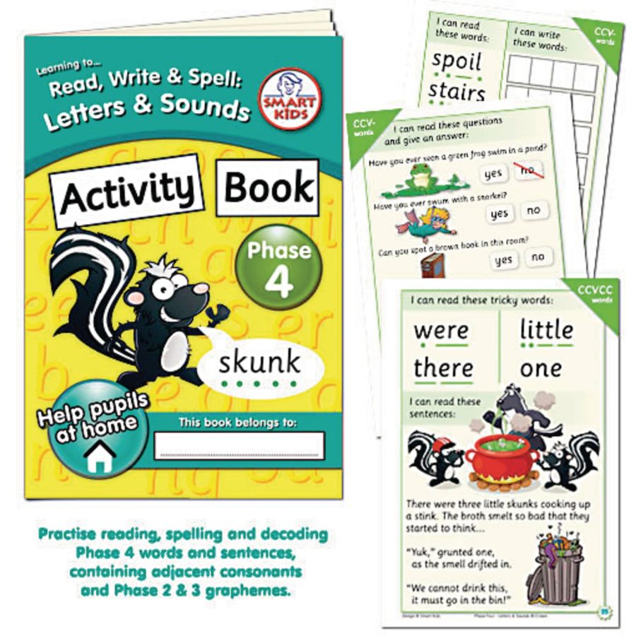 Phase 4 Phonics Activity Book | Eduspace Supplies