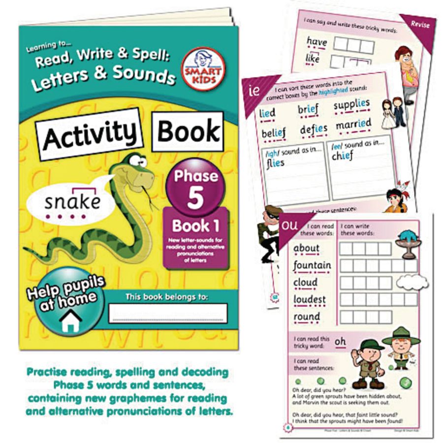 Phase 5 Phonics Activity Book 1 | Eduspace Supplies