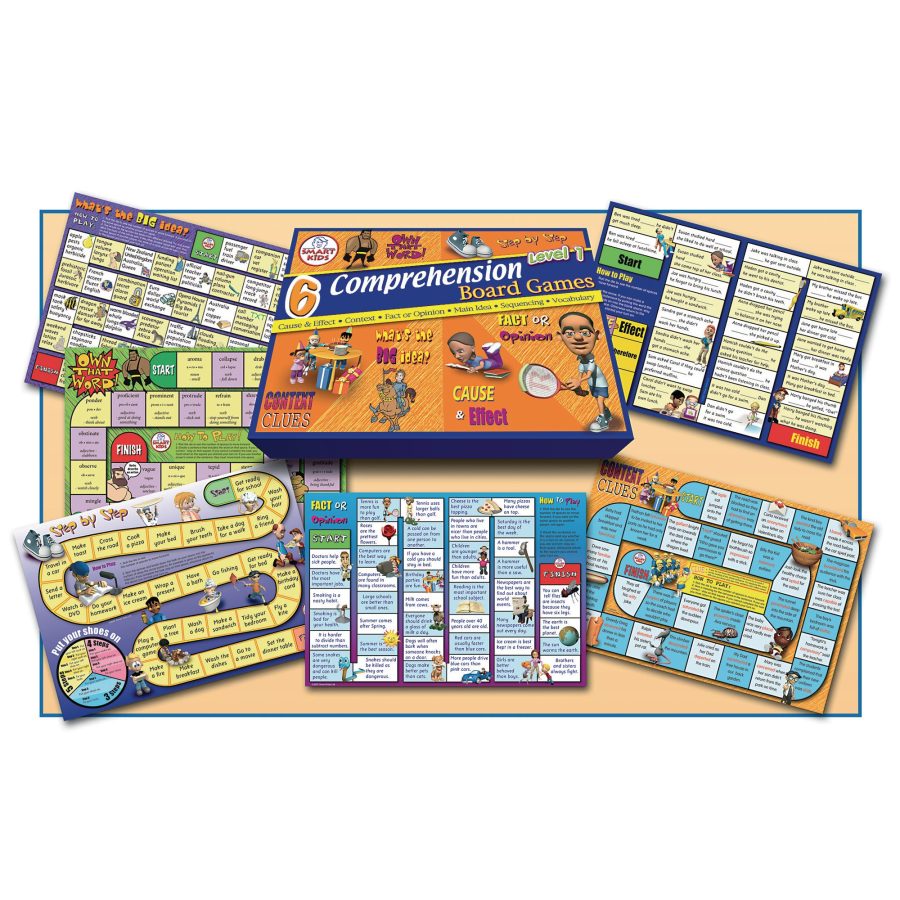 Reading Comp Board Games Set 1 | Eduspace Supplies