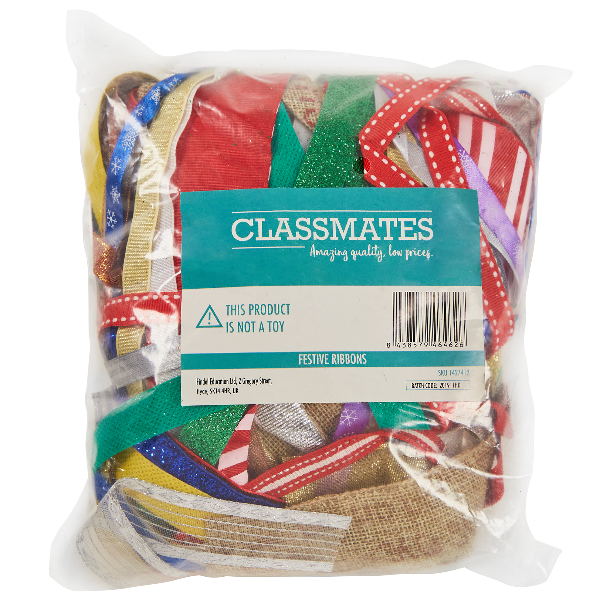Festive Ribbons 100g | Eduspace Supplies