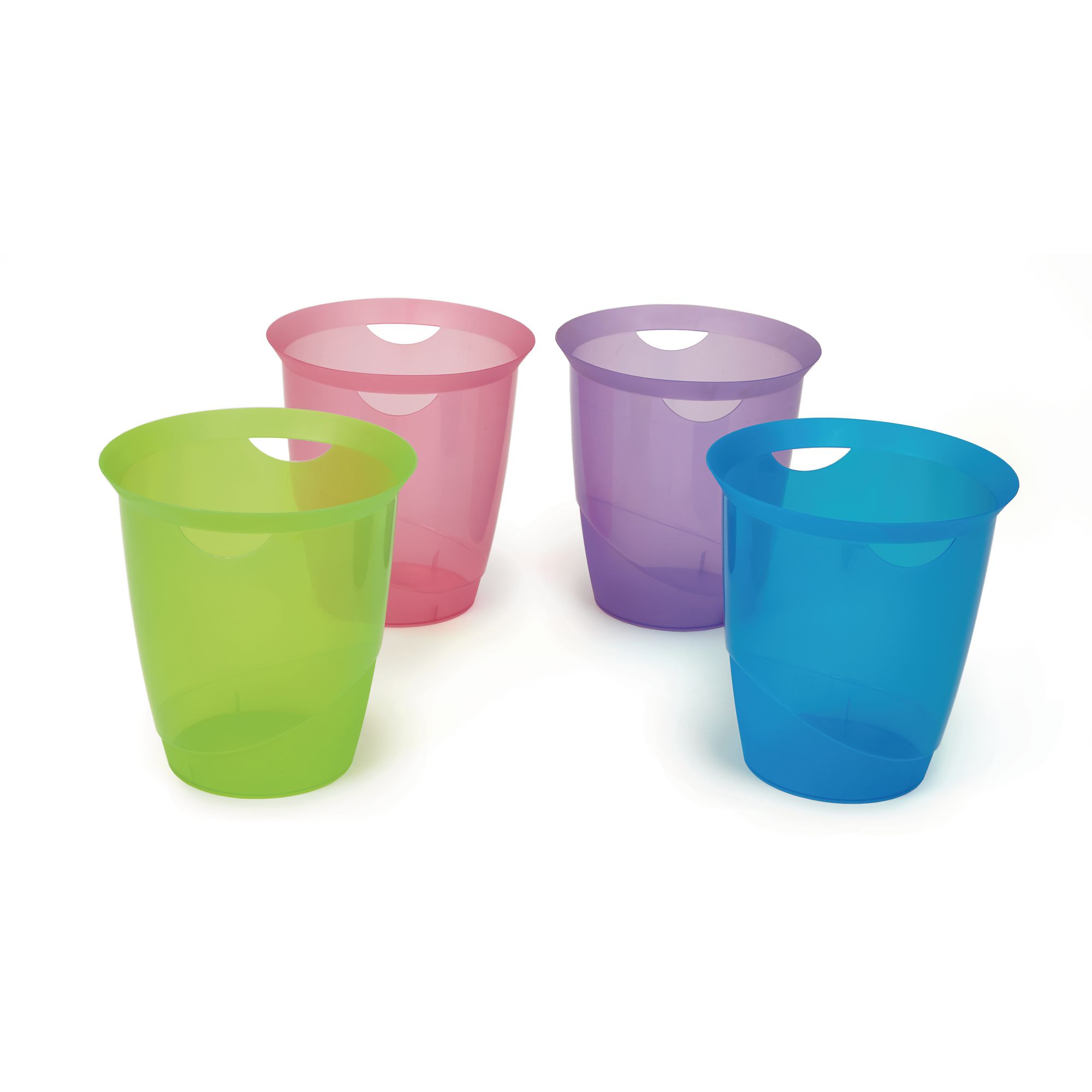 Trans Waste Bin 16ltr Dark Blue | Eduspace Supplies