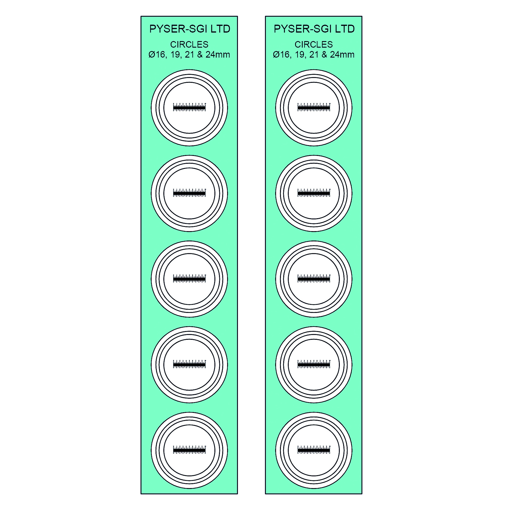 Film Reticles | Eduspace Supplies