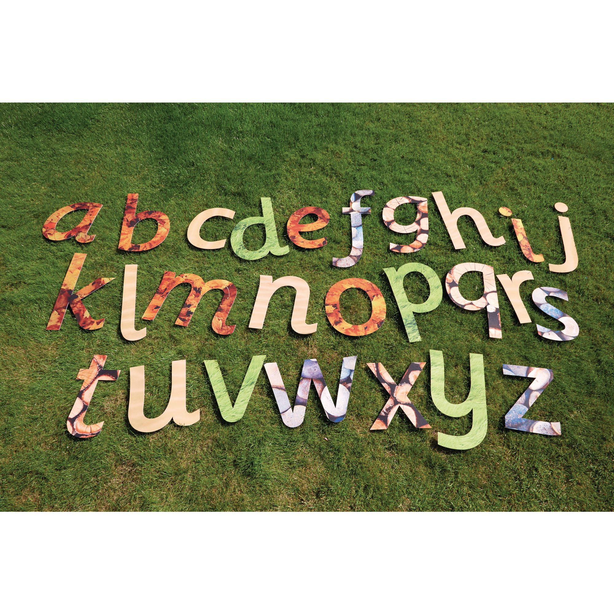 Giant Indoor Outdoor Natural Letters | Eduspace Supplies