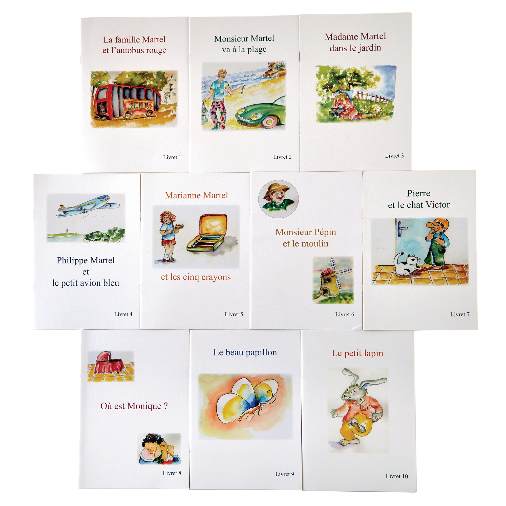 Reading Books In French Pack Of 10 | Eduspace Supplies