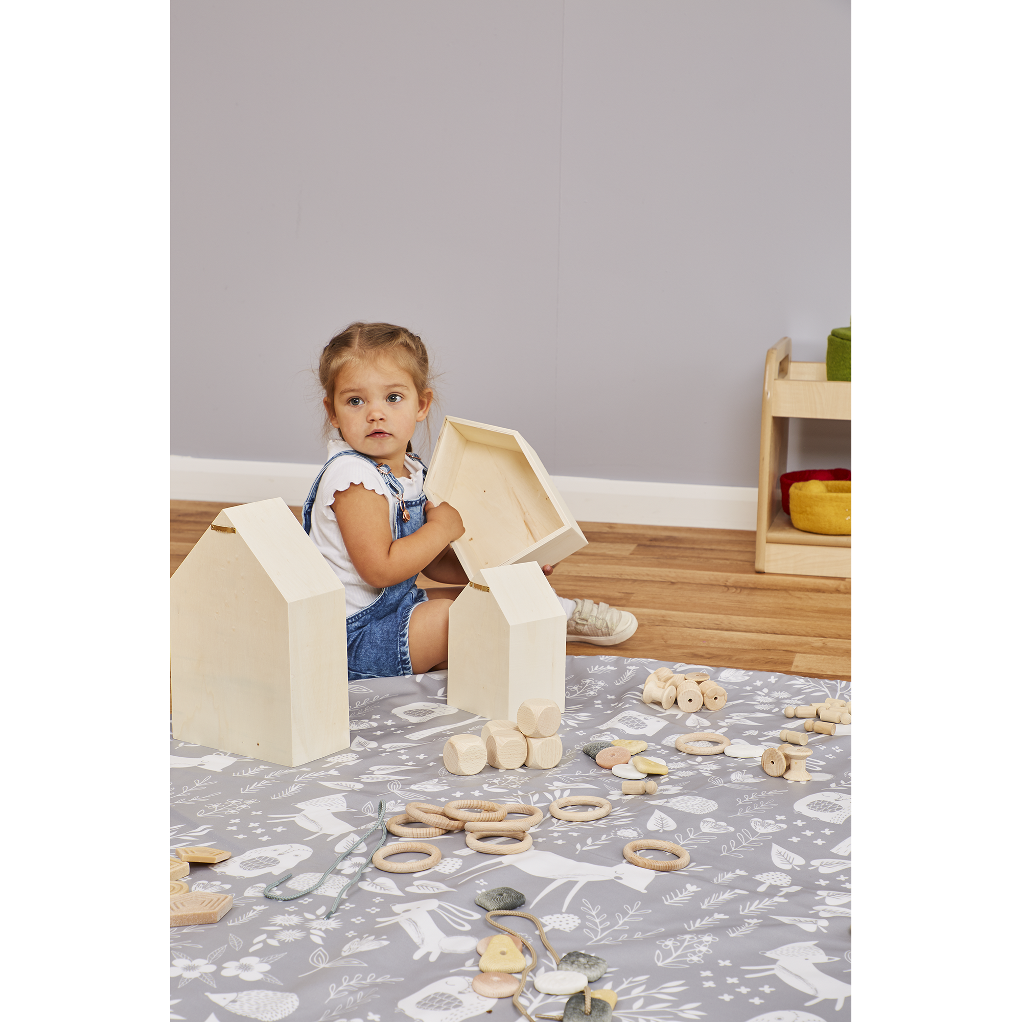 House Wooden Discovery Boxes (pack 3) | Eduspace Supplies