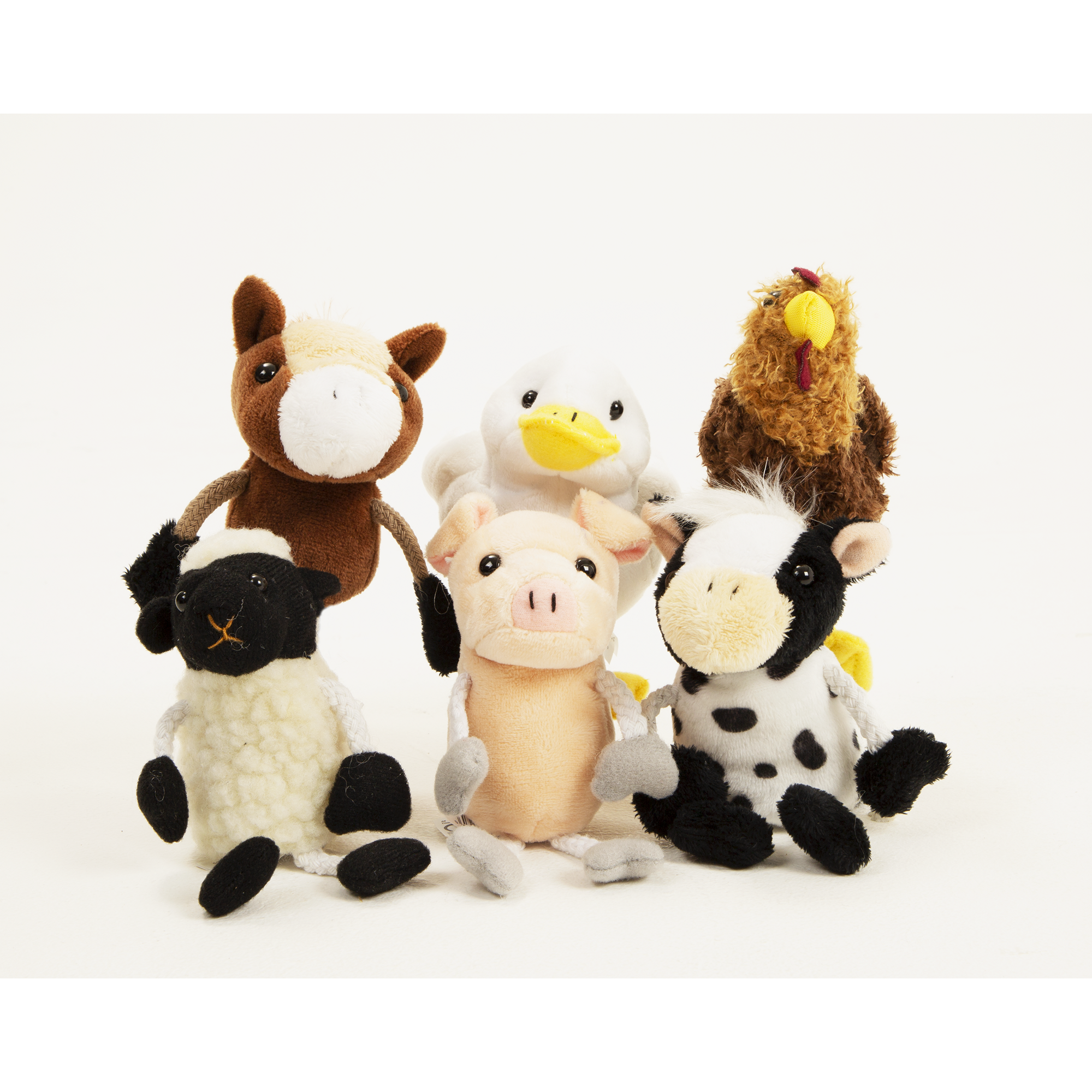 Set Of 6 Farm Animals Finger Puppets | Eduspace Supplies
