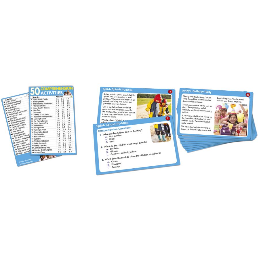 50 Comprehension Cards | Eduspace Supplies