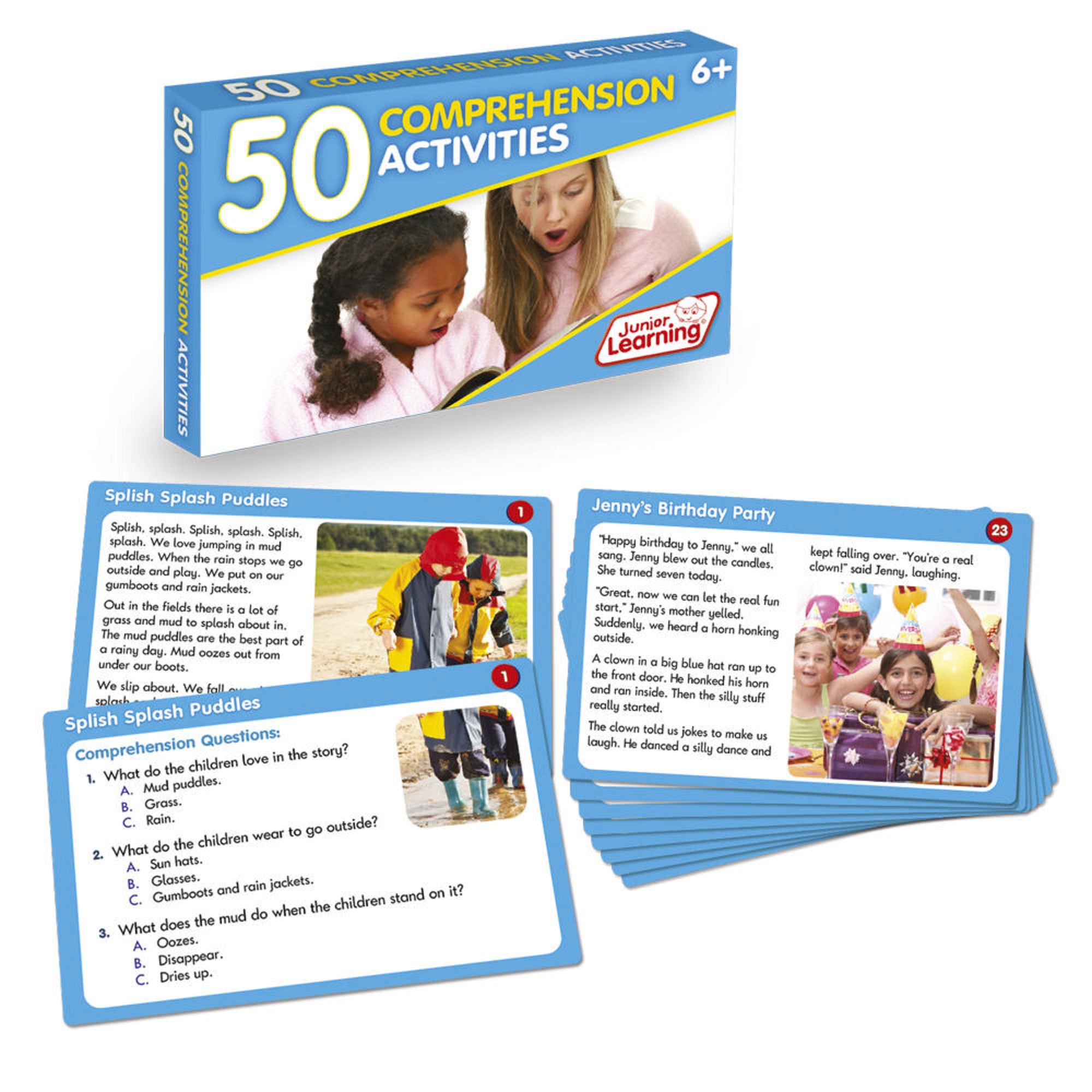 50 Comprehension Cards | Eduspace Supplies