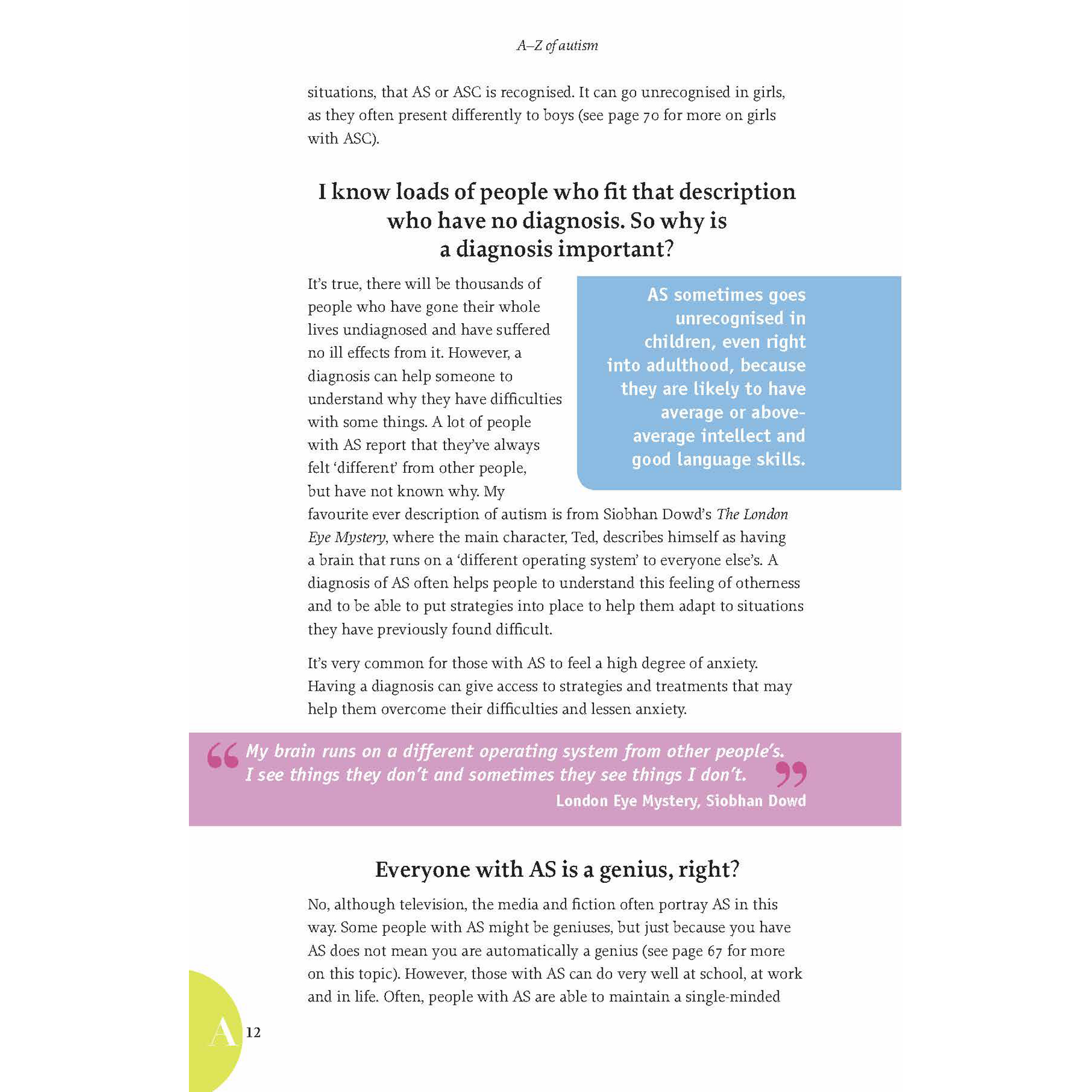 A Z Autism A Guide Parents Profesionals | Eduspace Supplies