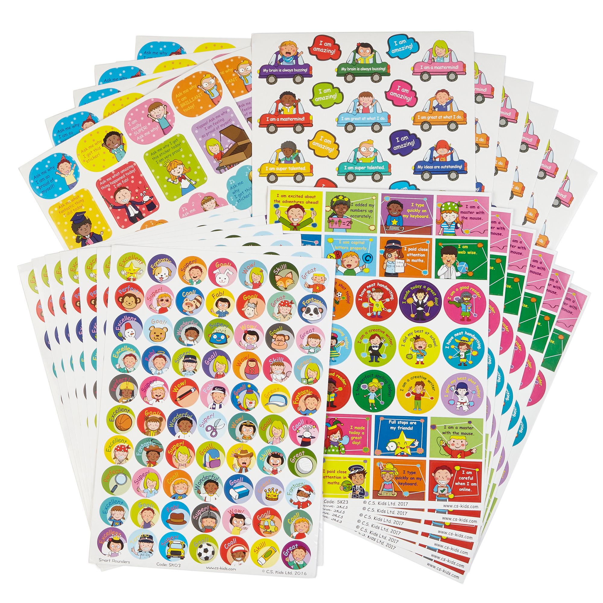 Mega Pack Of Primary Stickers | Eduspace Supplies