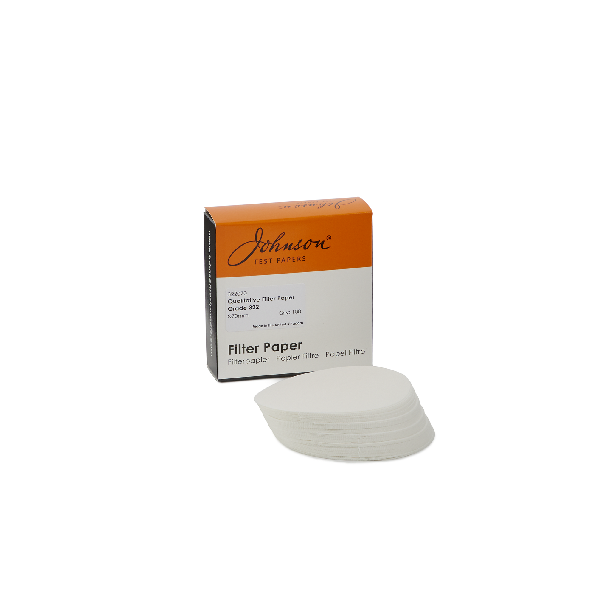 Wet-strengthened Fast Filter Papers 70mm | Learning Space Solutions