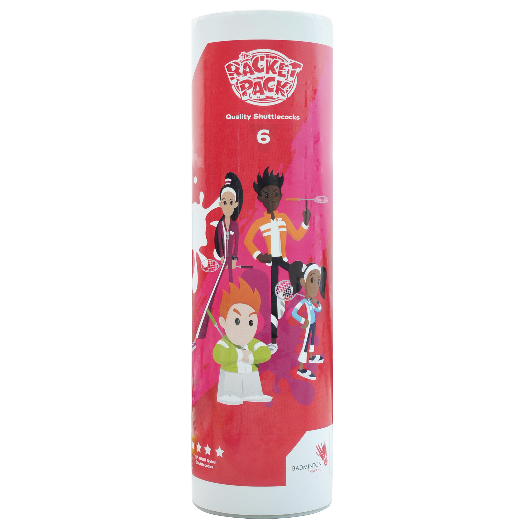 Racket Pack Tube Shuttles Fast Pack 6 | Learning Space Solutions