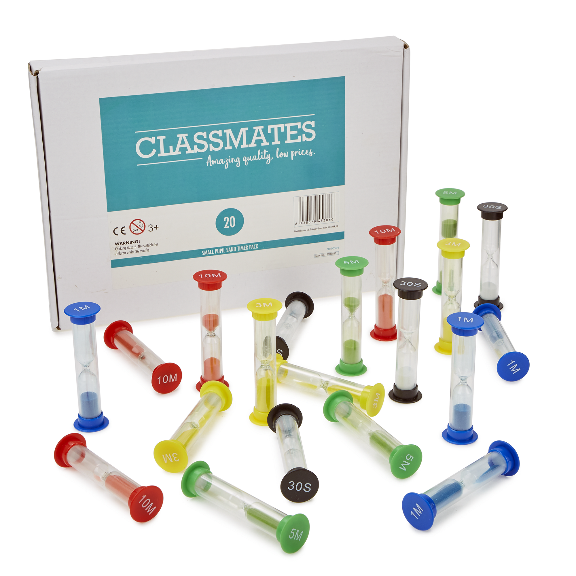 Small Pupil Sand Timer Pack | Eduspace Supplies
